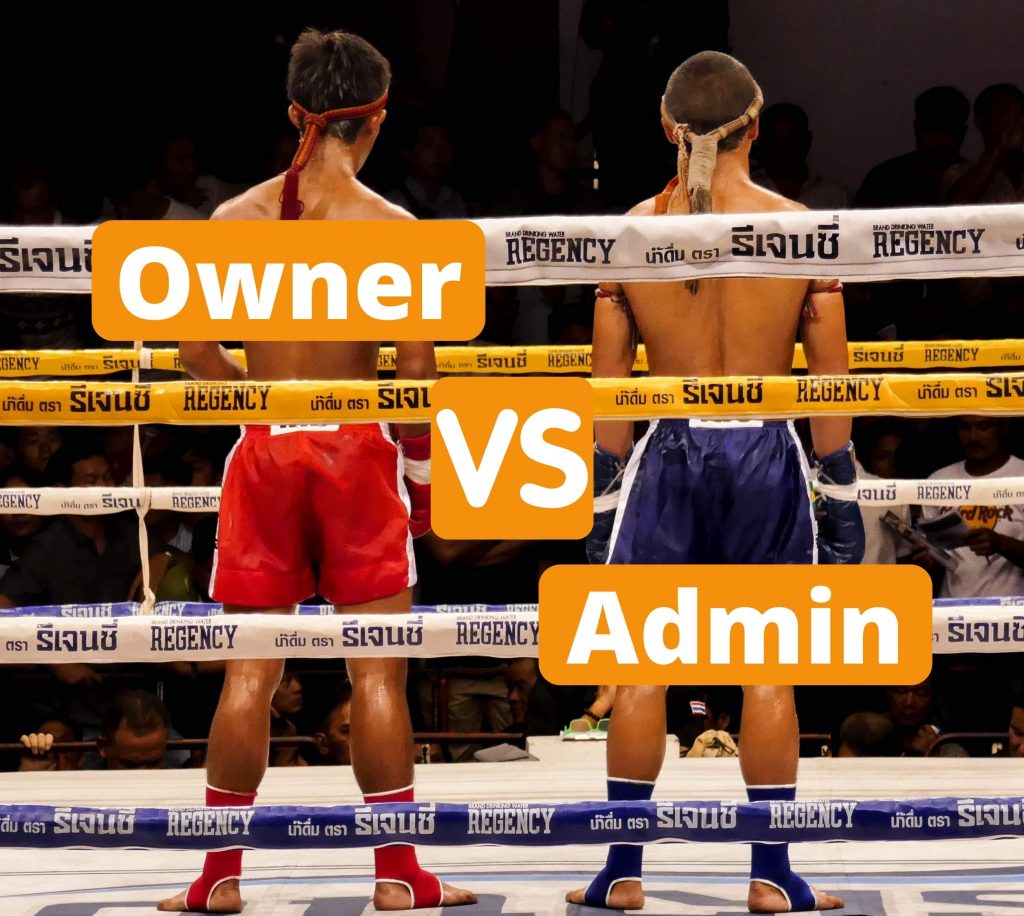 Unterschied zwischen „Owner“ und „Admin“ - deskMate
